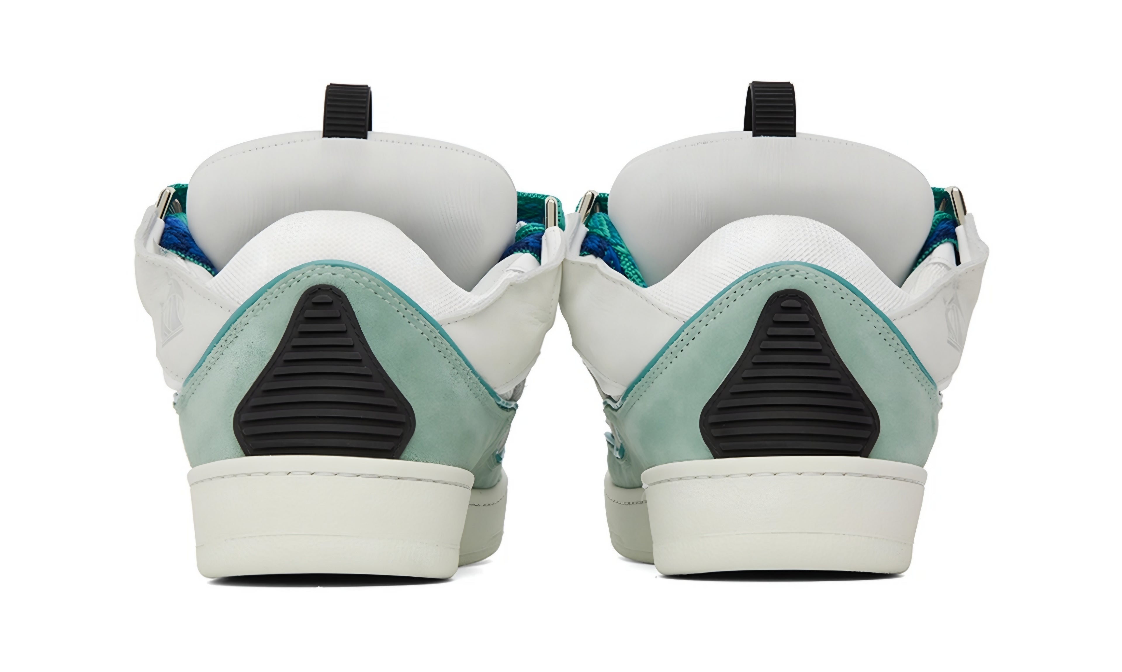 LANVIN Curb Leather "White Green" – Astro